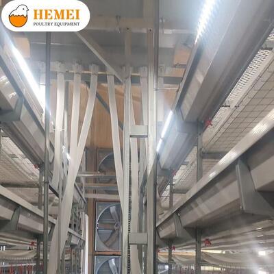 H Type Multi Tiers Manual Harvesting Broiler Cage Equipment